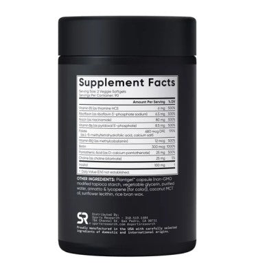 Complejo Vitamina B Advance + Folato. 180 Vsoftgel – Greenery México